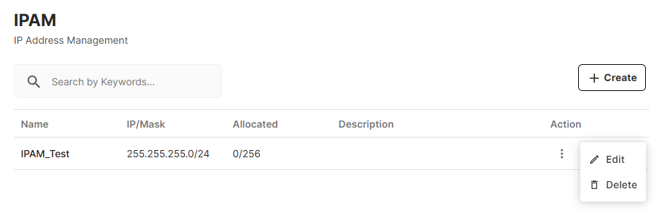 Managing IPAM | Overlay-as-a-Service 24.4.0 | Fortinet Document Library