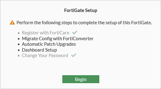 Enabling automatic firmware updates | FortiGate / FortiOS 7.4.3 ...