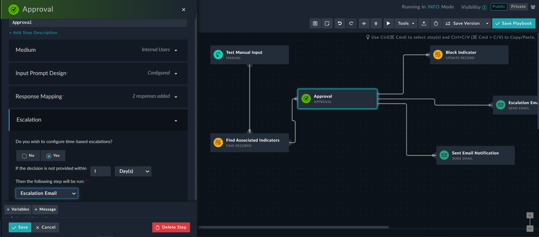 Deprecated Playbook Steps | FortiSOAR 7.4.1