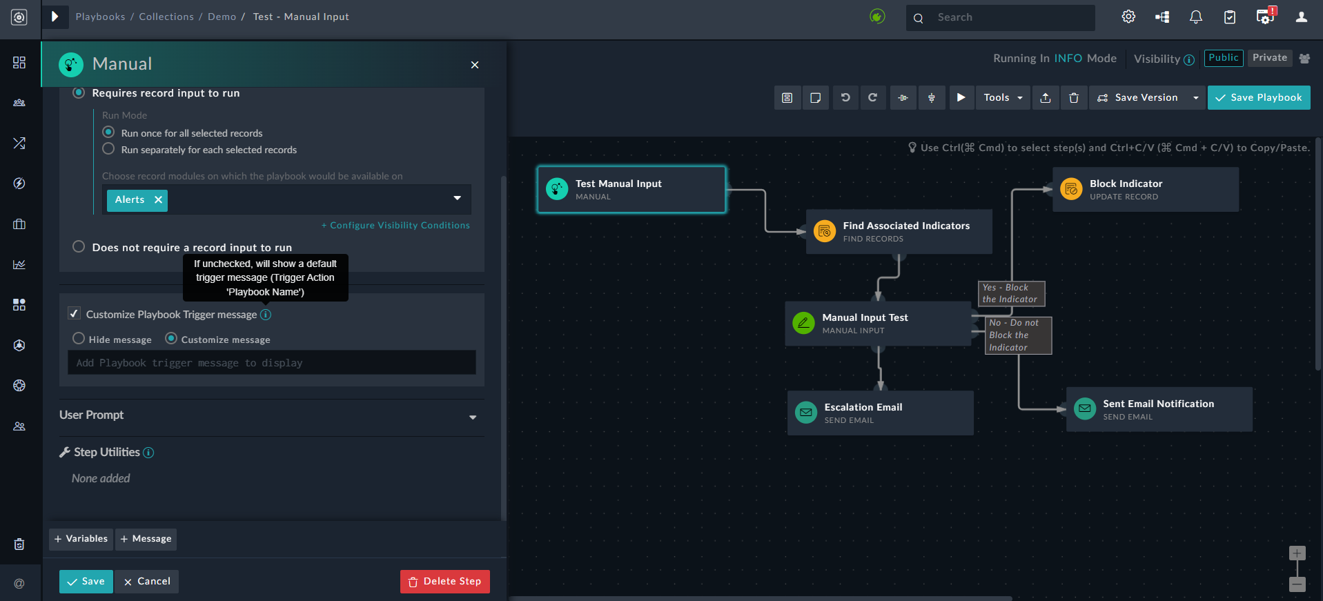 Deprecated Playbook Steps | FortiSOAR 7.4.1