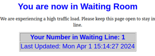 Waiting Room for virtual queuing | FortiADC 8.0.0 | Fortinet Document ...