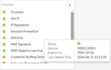 WAF Adaptive Learning | FortiADC 8.0.0 | Fortinet Document Library