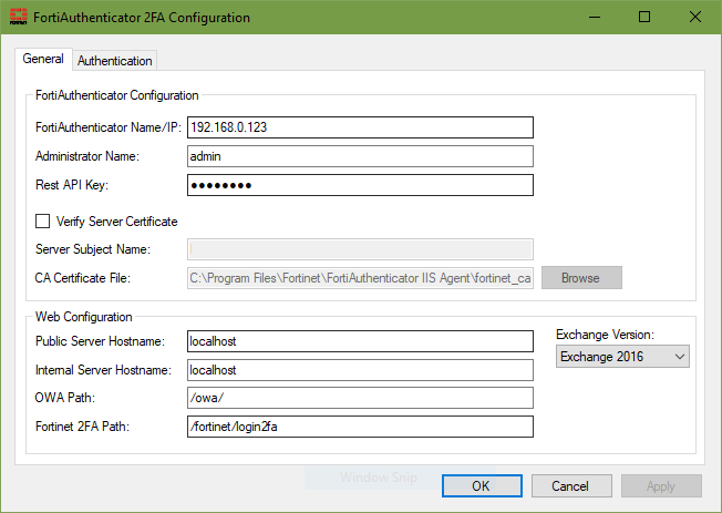 FortiAuthenticator Agent for Microsoft OWA 1.6 Install Guide ...