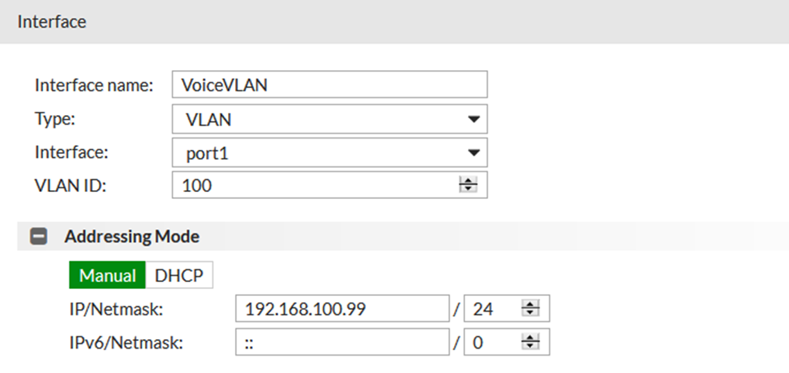 Configure the VLAN interfaces on FortiVoice and FortiGate | FortiVoice ...