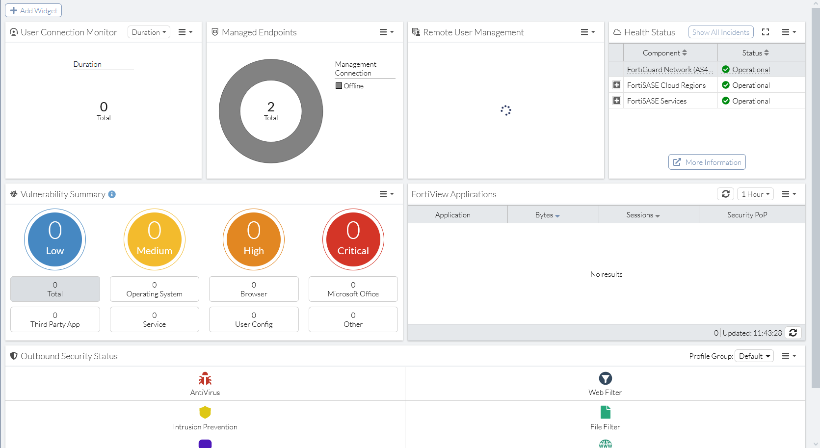 Adding a custom dashboard | FortiSASE 23.3.25 | Fortinet Document Library