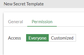 Creating secret templates | FortiPAM 1.1.2 | Fortinet Document Library