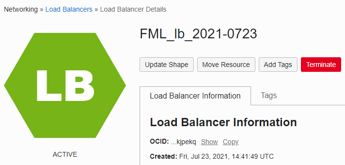 Setting Up the OCI Load Balancer with One Backend | FortiMail 7.6.0 ...