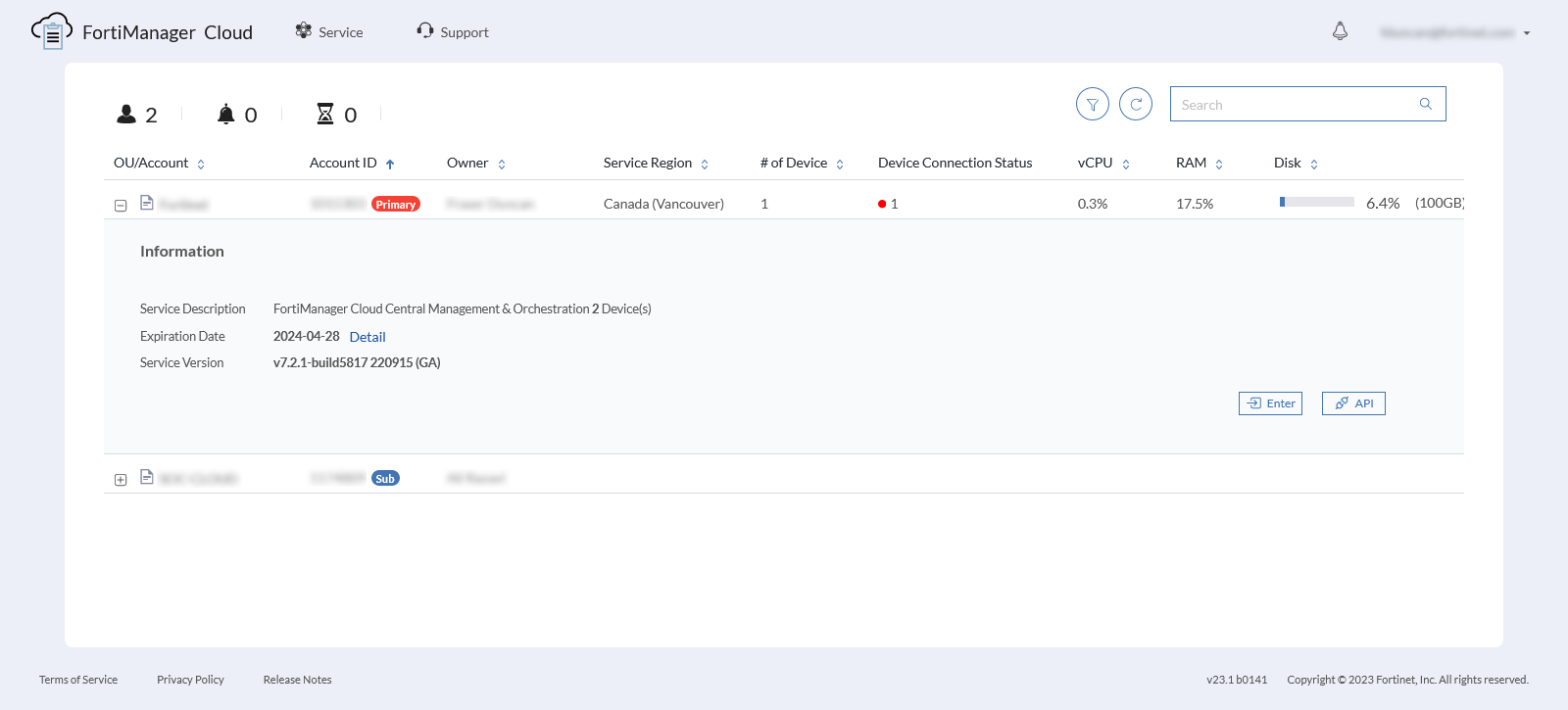 Deploying a FortiManager Cloud instance | FortiManager Cloud 7.6.3 | Fortinet Document Library