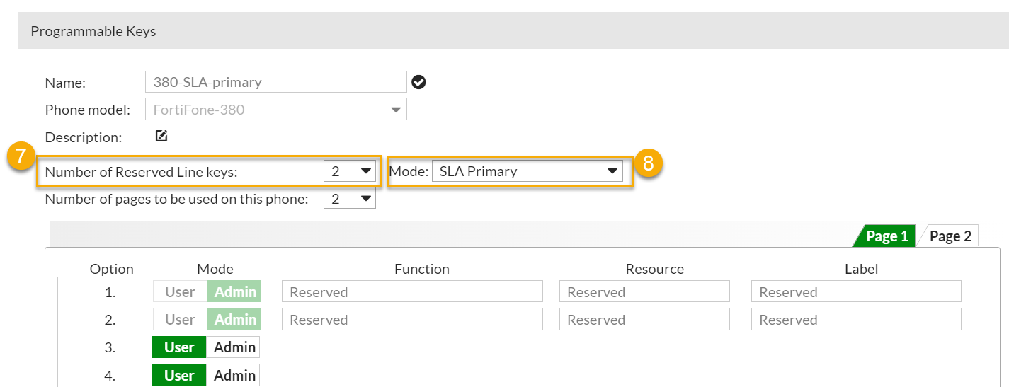 Appendix A: Shared line appearance | FortiVoice 7.0.7 | Fortinet ...