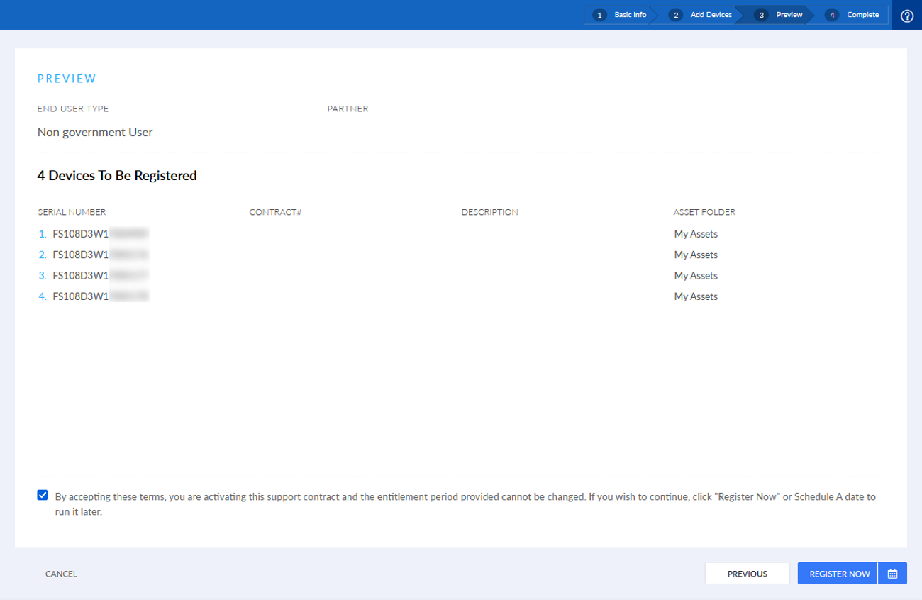 Bulk Registration | FortiCloud Services 23.4.0 | Fortinet Document Library