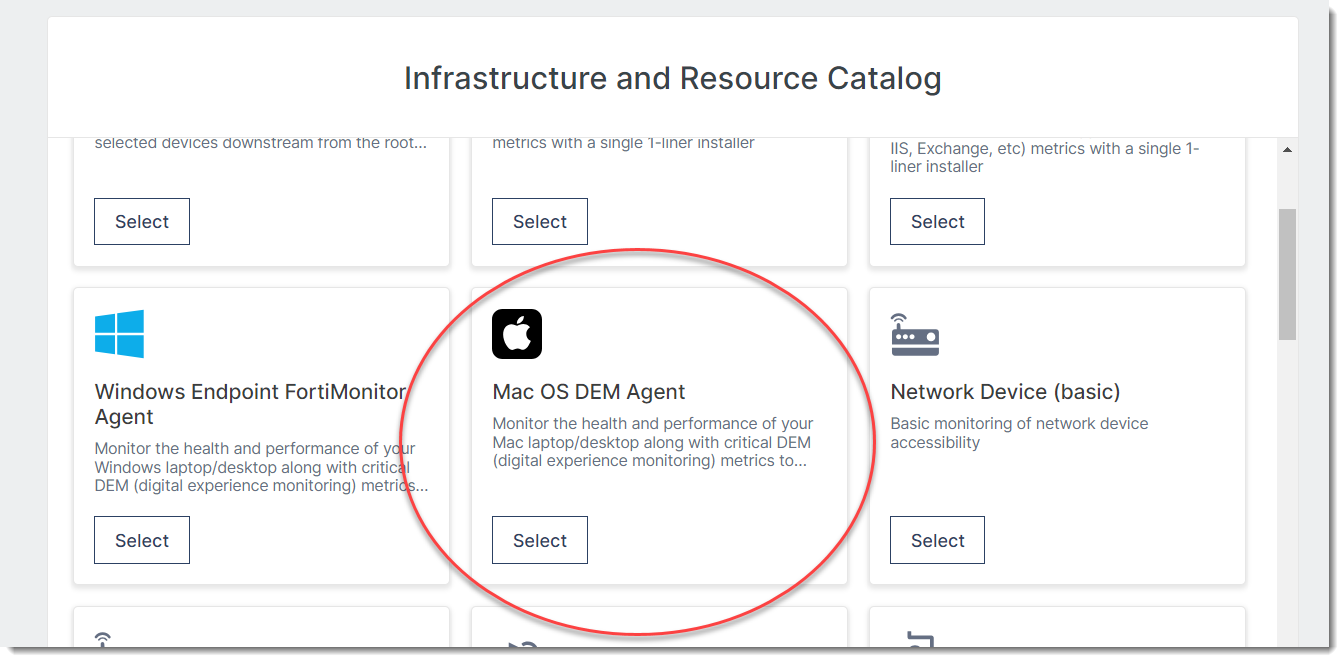 Add a MacOS Agent | FortiMonitor 24.4.0 | Fortinet Document Library