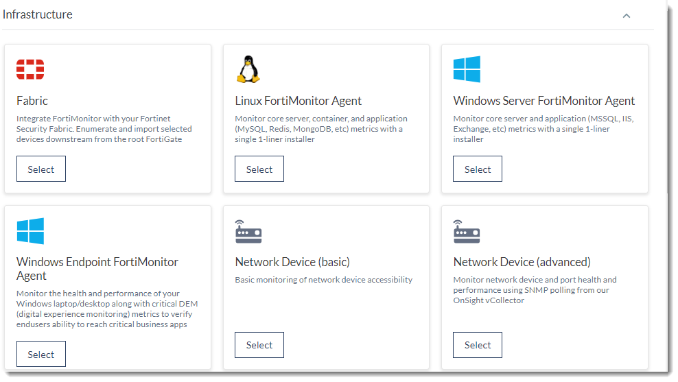 Install the FortiMonitor Agent | FortiMonitor 25.2.0 | Fortinet Document Library