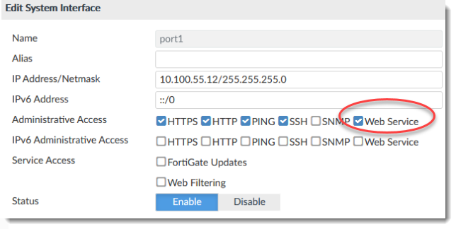 Fabric integration via FortiManager proxy | FortiMonitor 25.3.0 ...