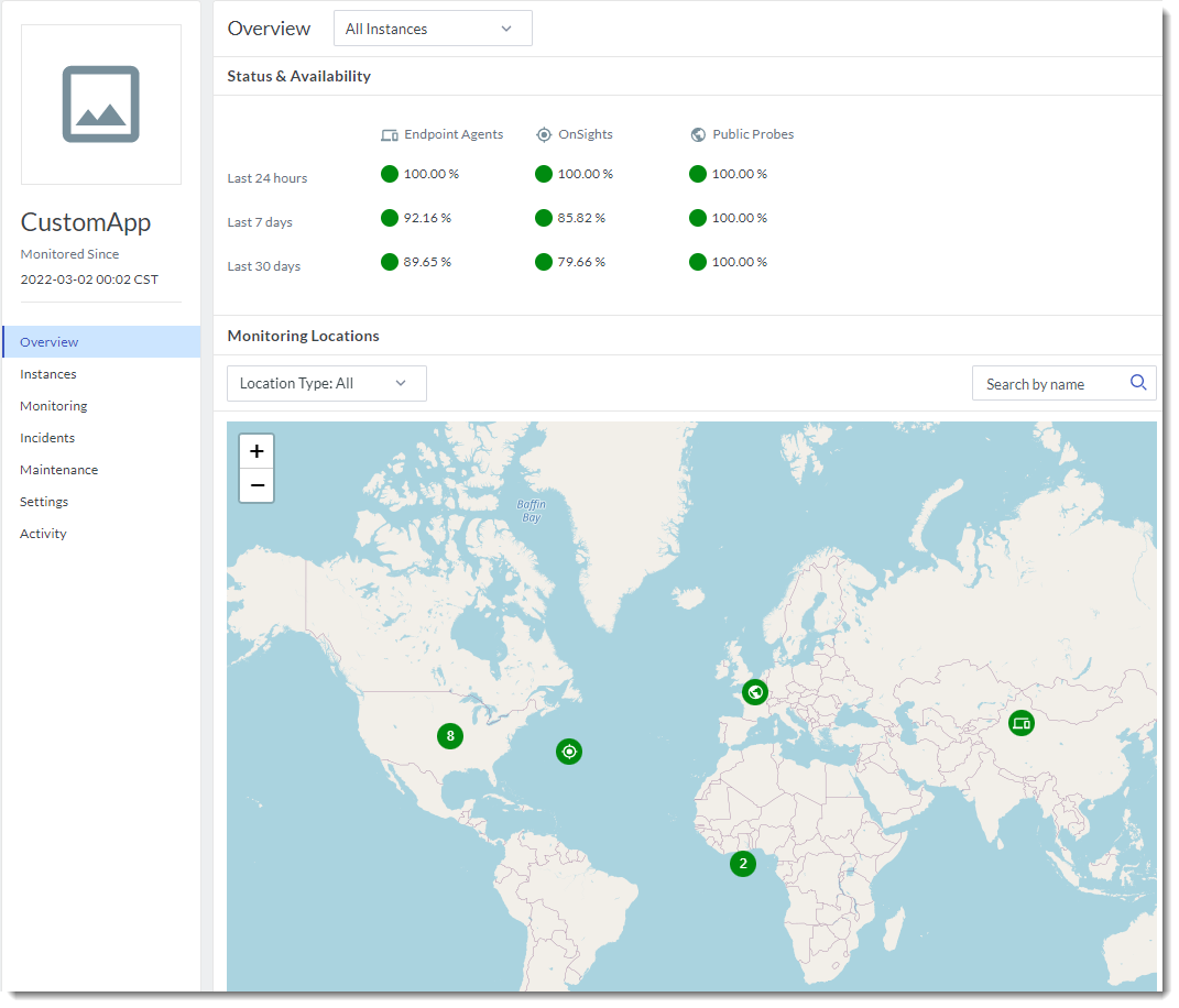 Application monitoring | FortiMonitor 23.3.0