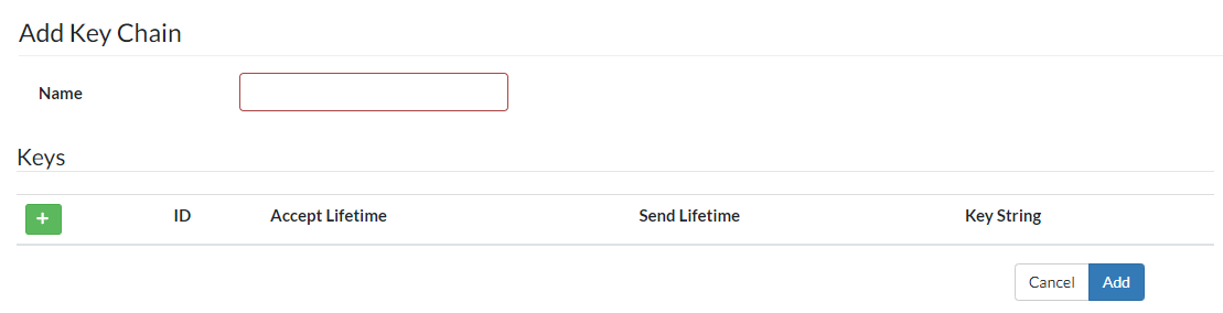 Key chains | FortiSwitch 7.6.1 | Fortinet Document Library