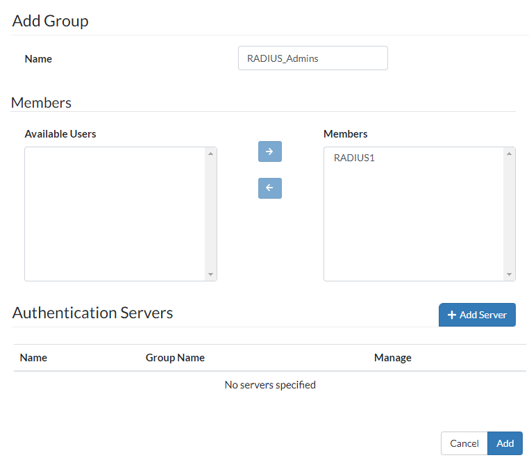 Authenticating an admin user with RADIUS | FortiSwitch 7.6.1 | Fortinet ...