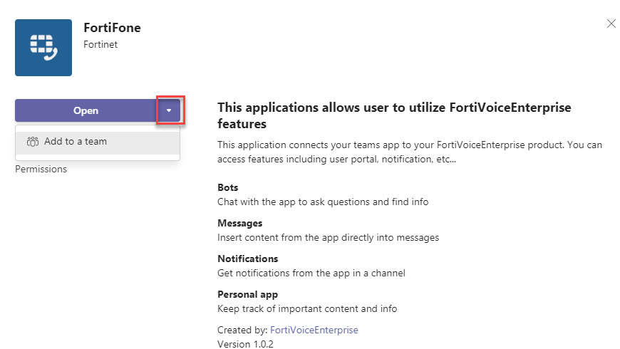 Integrating FortiVoice with Microsoft Teams | FortiVoice 7.0.2 ...