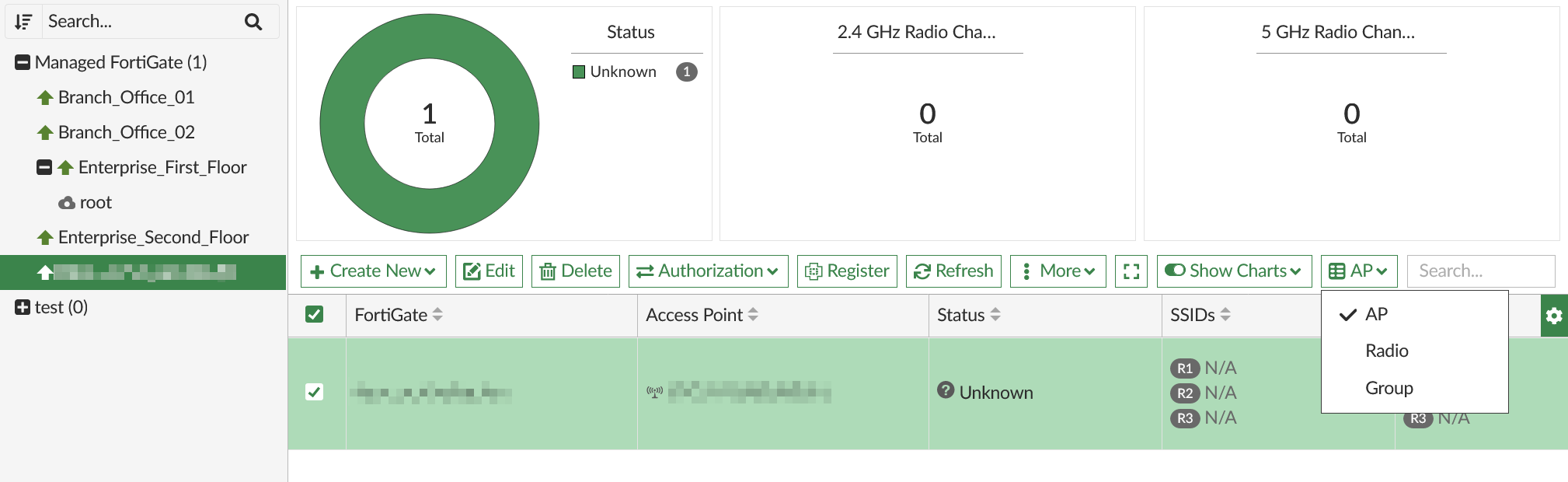 Managed FortiAPs | FortiManager 7.6.0 | Fortinet Document Library