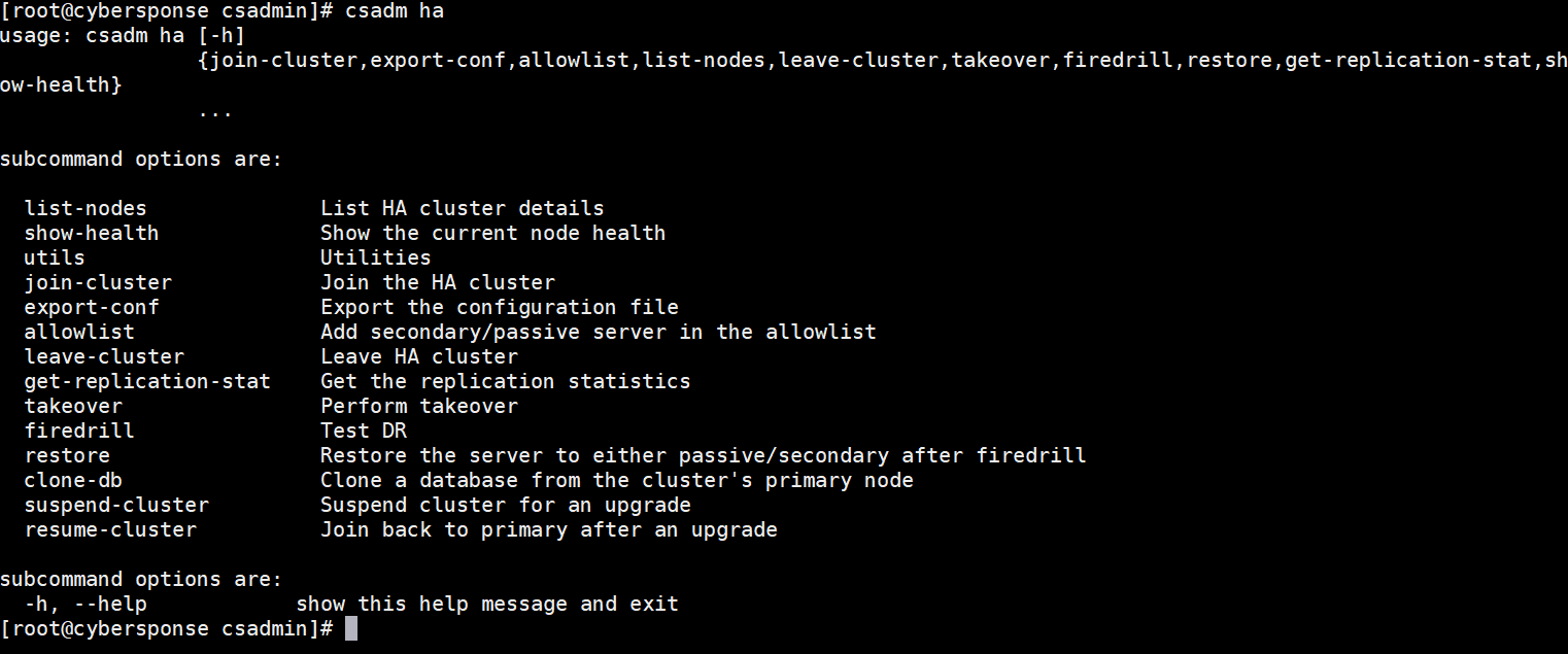 Failure of the 'leave-cluster' command on a secondary node that had its ...