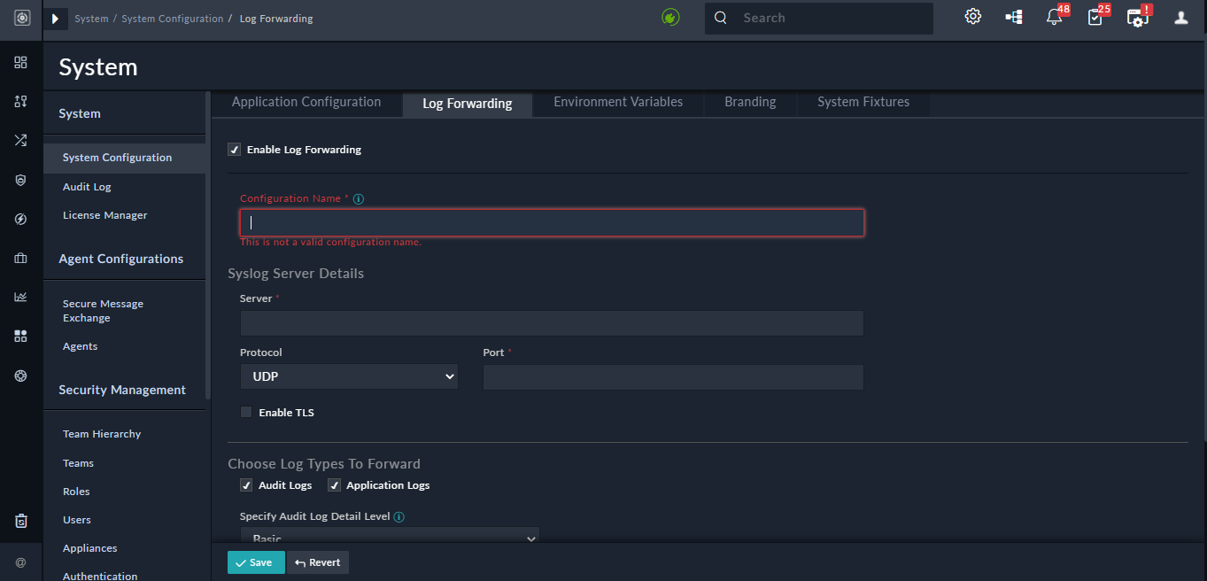 Setting up Notification Channels | FortiSOAR 7.4.3 | Fortinet Document Library