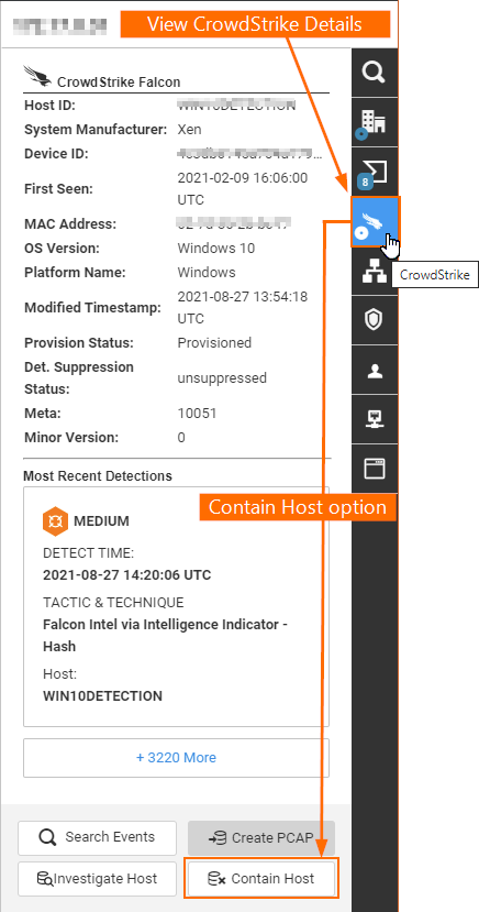 CrowdStrike Falcon | FortiNDR Cloud 2024.2.0 | Fortinet Document Library