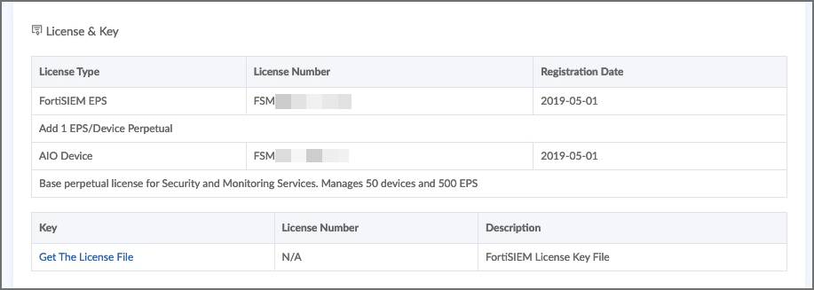 Licensing | FortiSIEM 7.2.3 | Fortinet Document Library