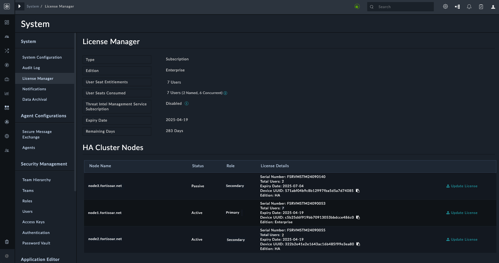 High Availability and Disaster Recovery support in FortiSOAR ...