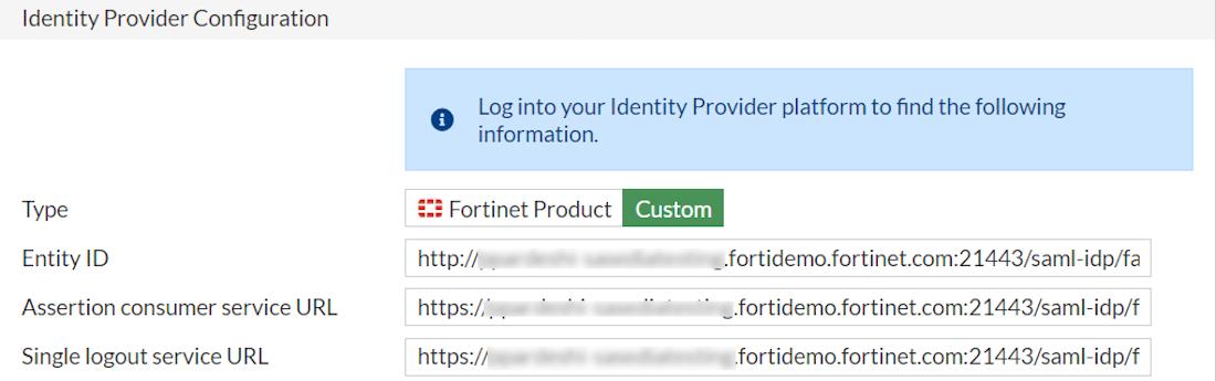 Configuring FortiAuthenticator as SAML IdP and FortiGate as SAML SP ...