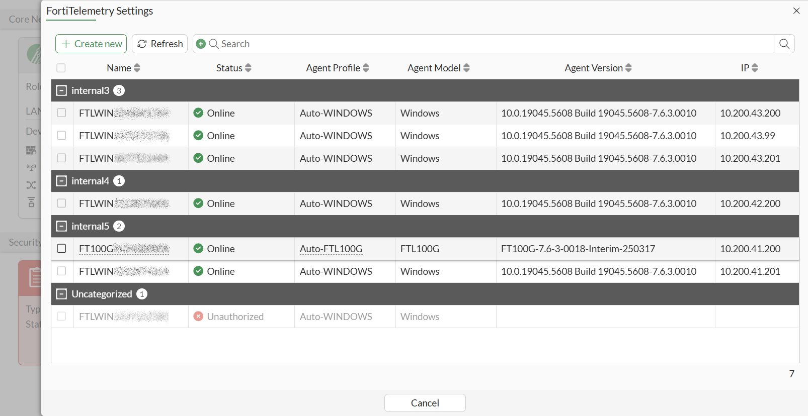 Connecting to FortiTelemetry agents | FortiGate / FortiOS 7.6.3 | Fortinet Document Library