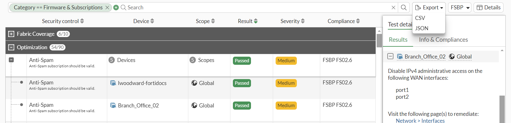 Security Controls | FortiGate / FortiOS 7.6.3 | Fortinet Document Library