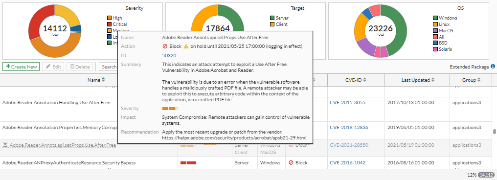 IPS signature filter options | FortiGate / FortiOS 7.6.3 | Fortinet ...
