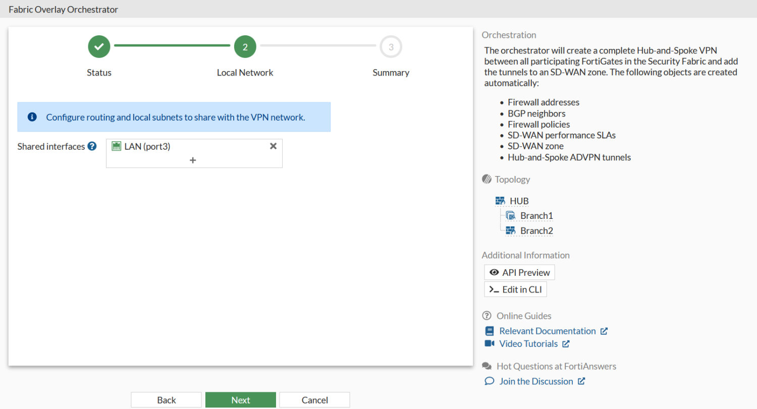 Using the Fabric Overlay Orchestrator | FortiGate / FortiOS 7.6.3 ...