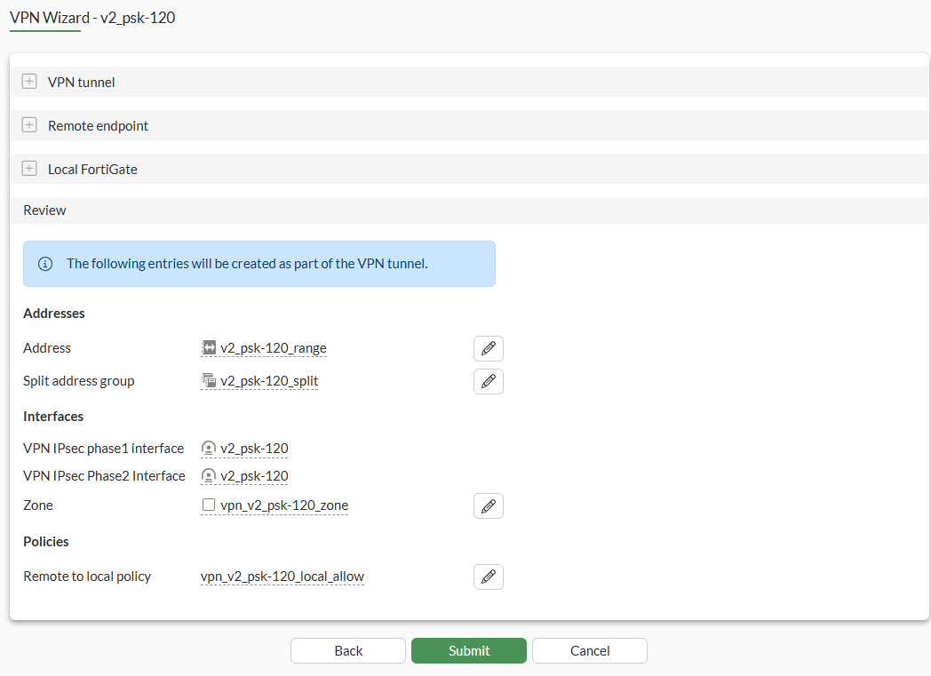 Dialup IPsec VPN using custom TCP port | FortiGate / FortiOS 7.6.3 ...