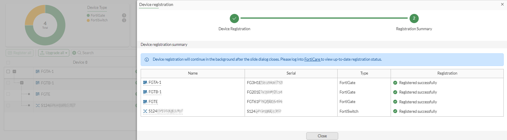 Registering devices | FortiGate / FortiOS | Fortinet Document Library