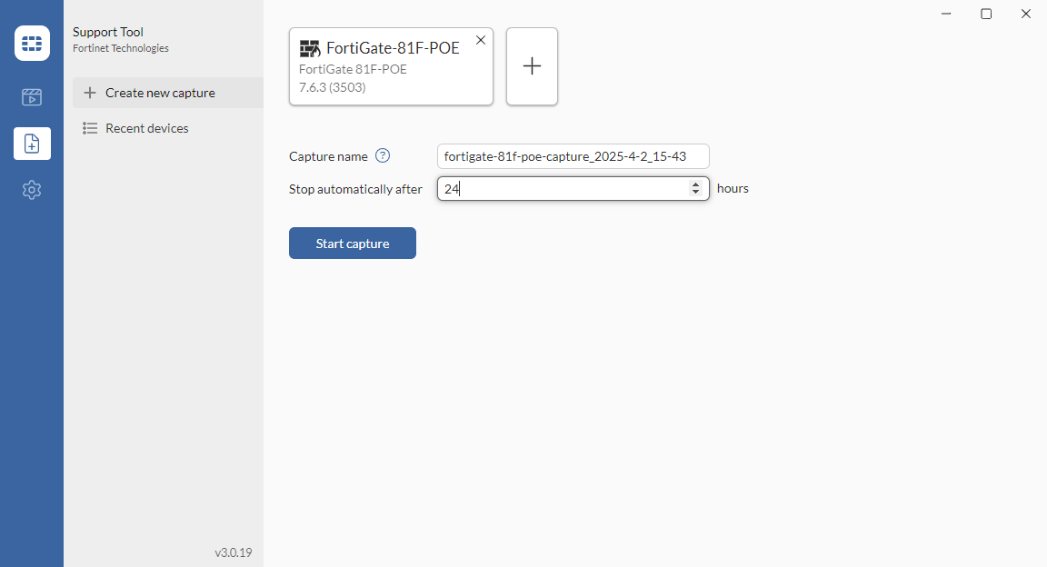 Fortinet Support Tool for capturing incidents New | FortiGate / FortiOS ...