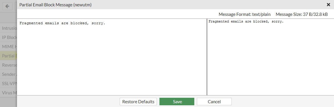 Replacement message groups | FortiGate / FortiOS 7.6.3 | Fortinet ...