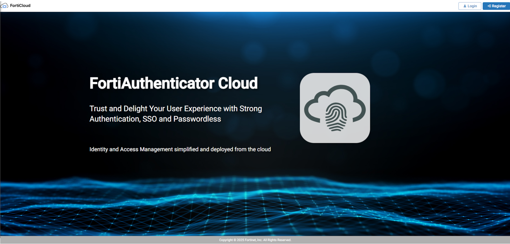 Logging in to FortiAuthenticator Cloud portal | FortiAuthenticator ...