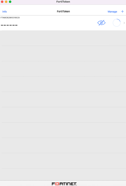 Setting up FortiToken Mobile | FortiPAM 1.5.0 | Fortinet Document Library