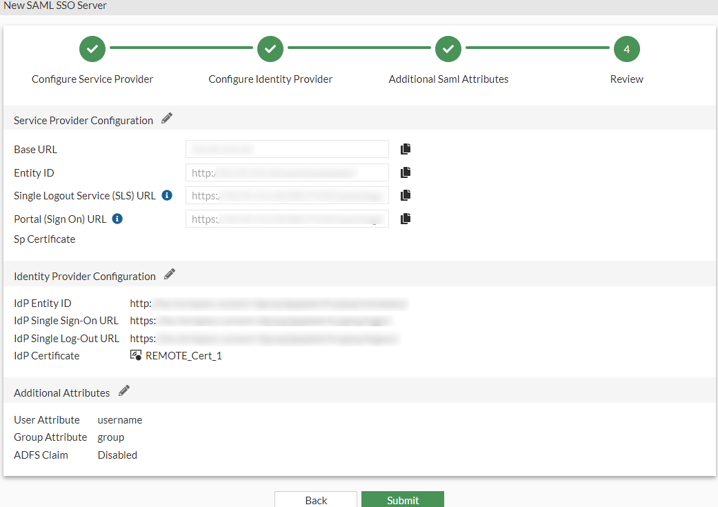 Configuring FortiPAM as an SP | FortiPAM 1.5.0 | Fortinet Document Library
