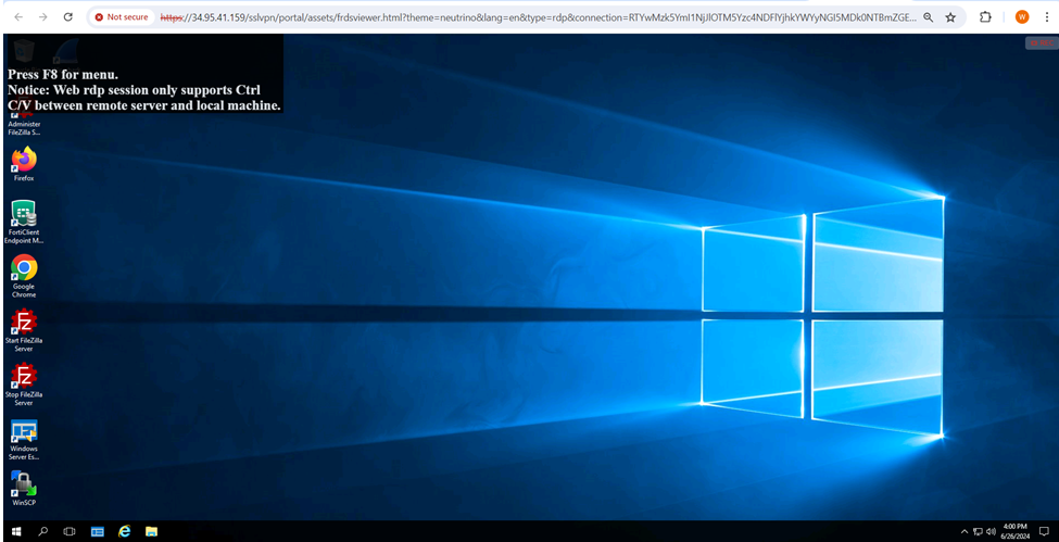 Launching the FortiPAM secret | FortiPAM 1.5.0 | Fortinet Document Library