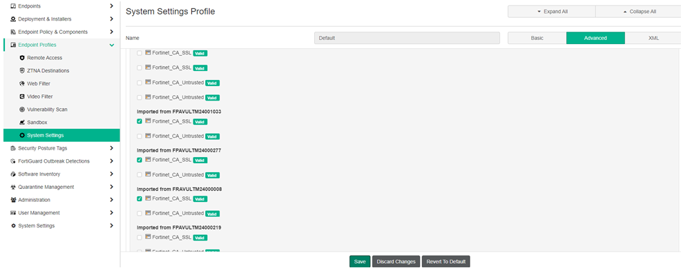 Deploying FortiPAM CA using EMS | FortiPAM 1.5.0 | Fortinet Document ...