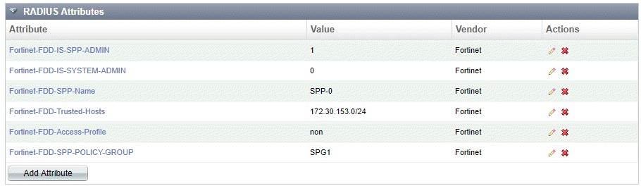 Configuring RADIUS authentication | FortiDDoS-F 6.2.1