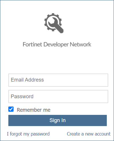 Accessing Fortinet Developer Network | FortiProxy 7.2.12 | Fortinet ...