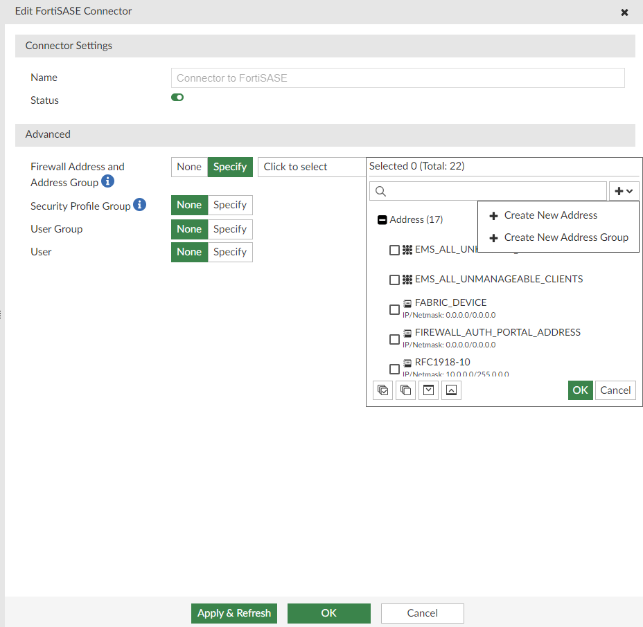 Configuring FortiManager for central management | FortiSASE | Fortinet Document Library