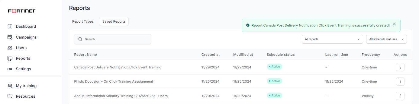 Integrating with FortiPhish | Security Awareness and Training 24.4.0 ...