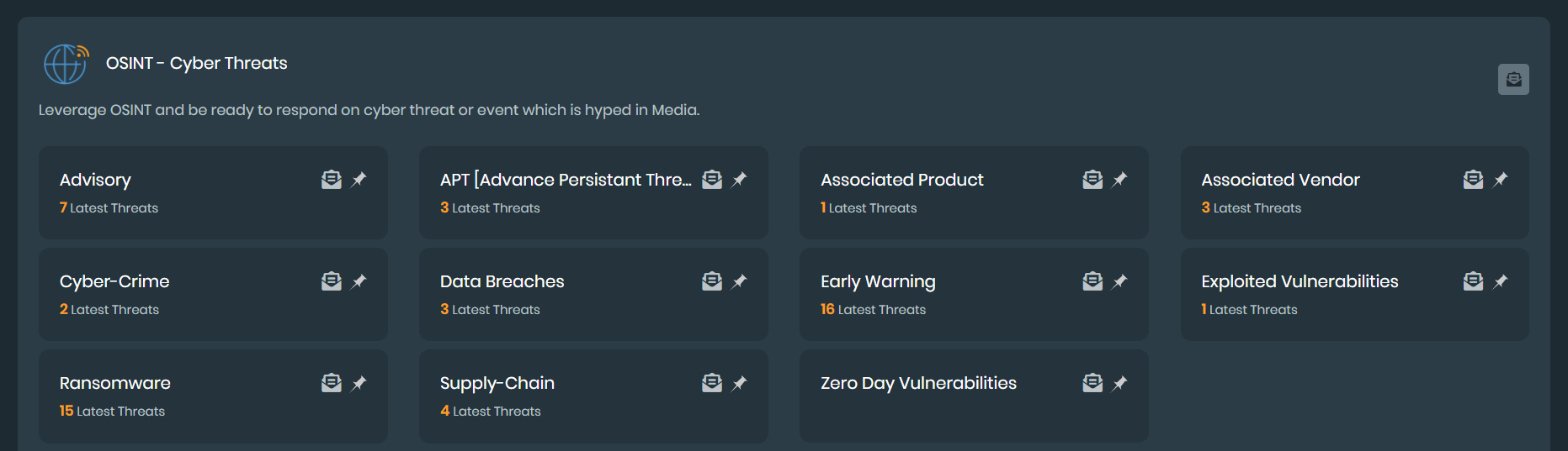 Pinning events | FortiRecon 24.3.0 | Fortinet Document Library