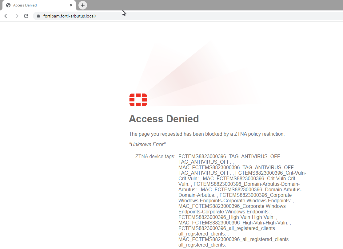 Verifying access for IT administrator user Mark Gilbert | FortiPAM 1.2. ...
