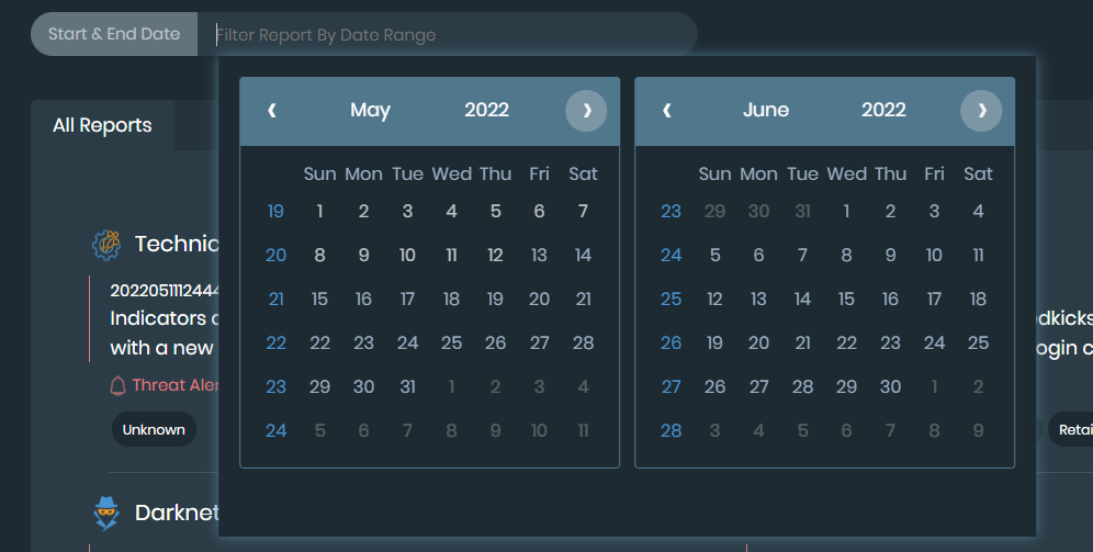 Filtering reports | FortiRecon 23.4.0 | Fortinet Document Library