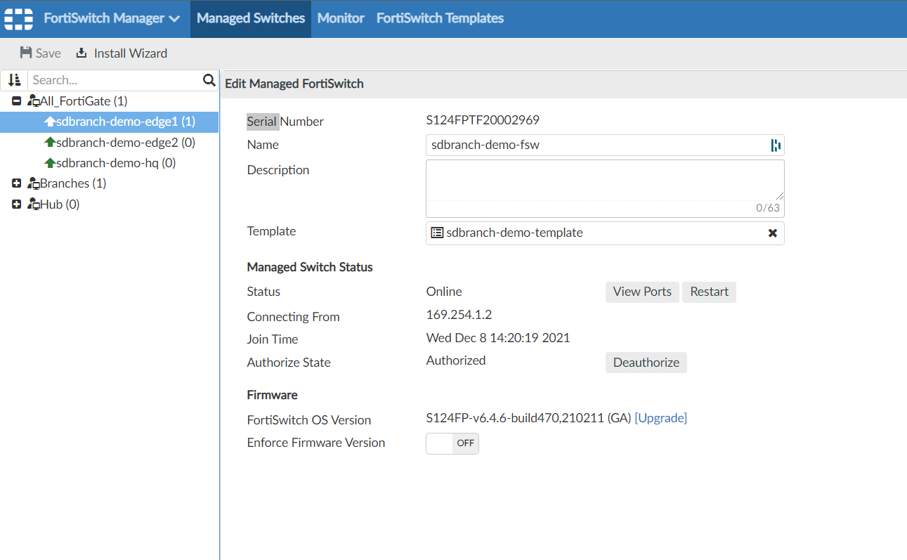 SD-Branch ZTP Framework with FortiManager | FortiGate / FortiOS 6.4.0 | Fortinet Documentation ...