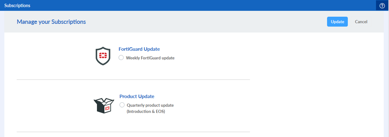 Subscriptions | FortiCloud Services 23.4.0 | Fortinet Document Library